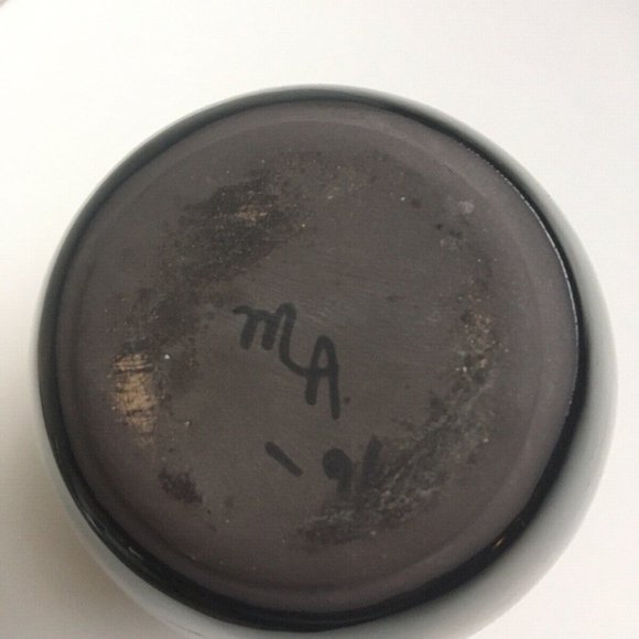 Accents | Maria Adelicia Pottery Vase Native American Artist Signed ...